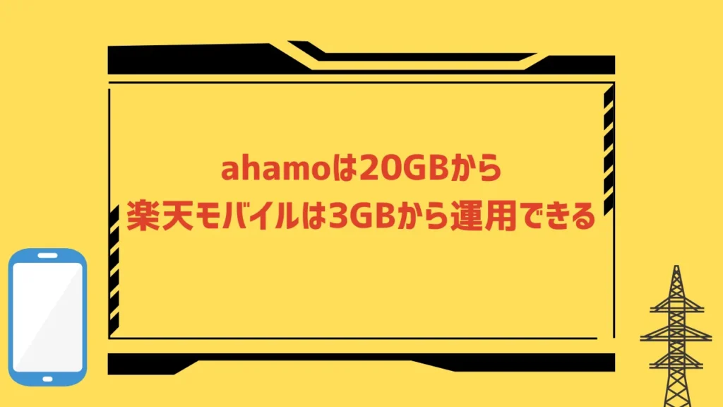 ahamoと楽天モバイルを比較！料金・速度の違いは？どっちが繋がりやすい？ | モバイルナレッジ